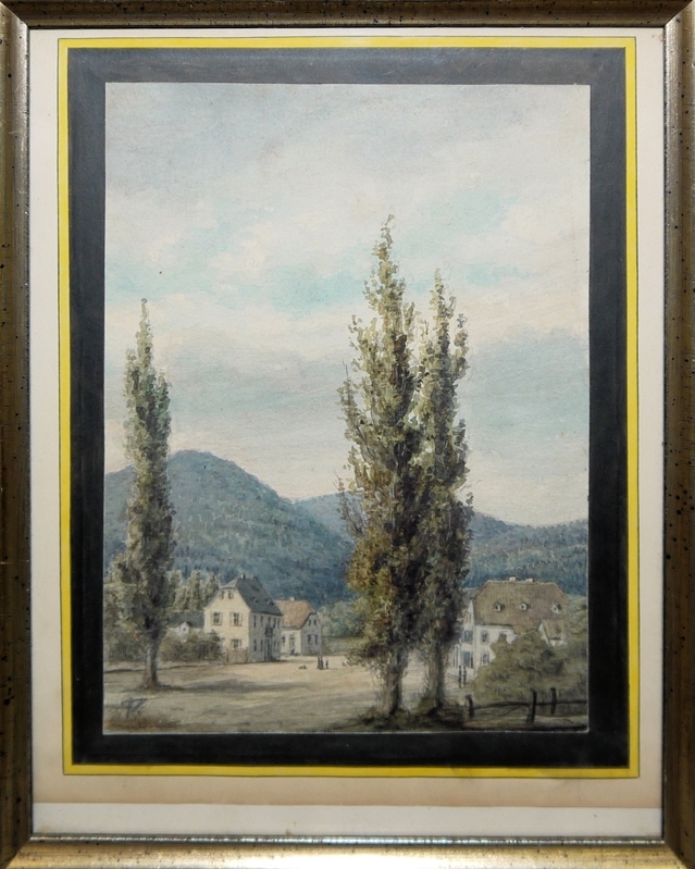 Theodor Verhas | Dorf im Mittelgebirge | MutualArt