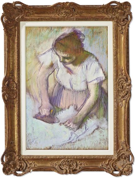 Edgar Degas | Repasseuse (1898 - 1900) | MutualArt