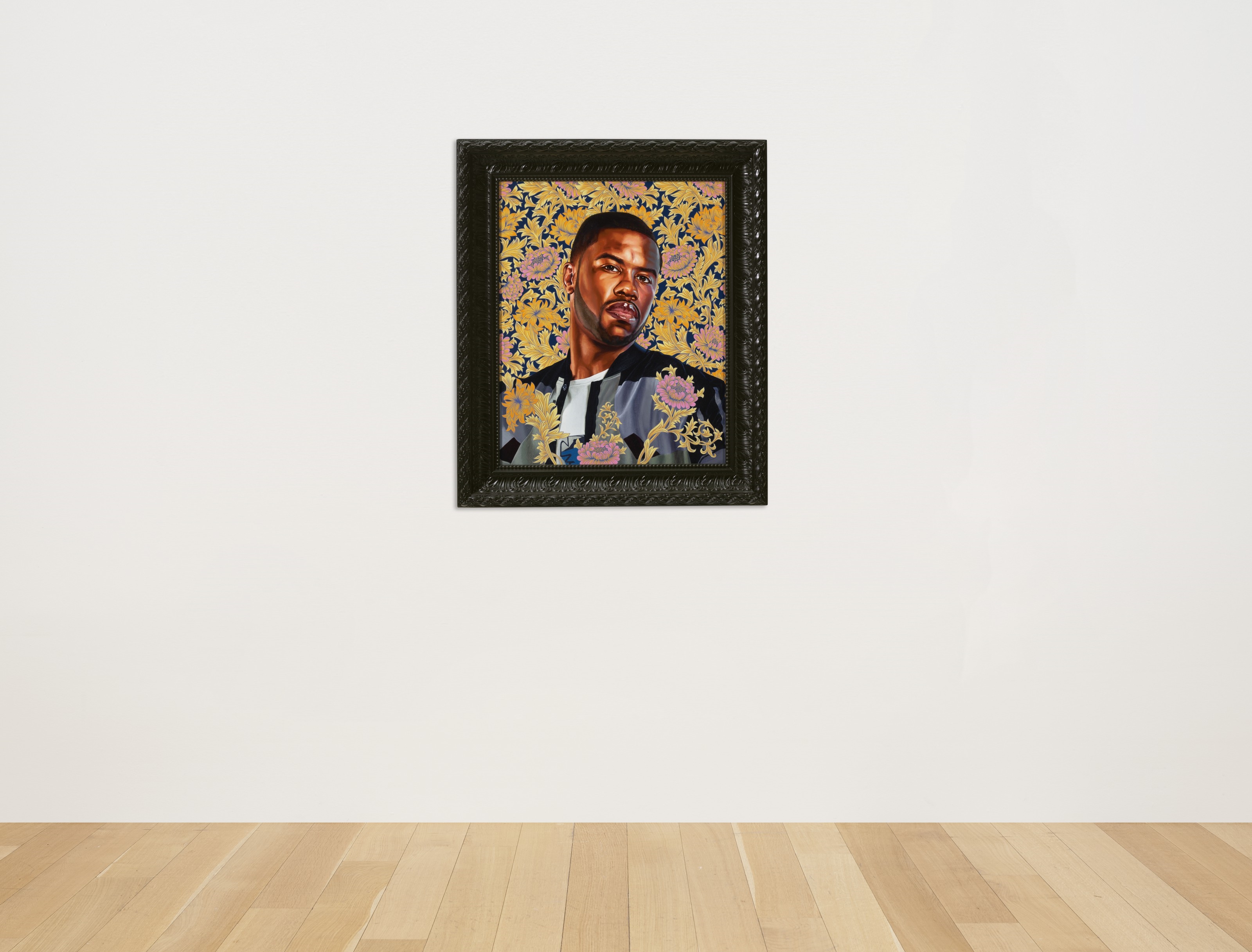 Kehinde Wiley | Portrait of Quentin Lee Moore (2017) | MutualArt