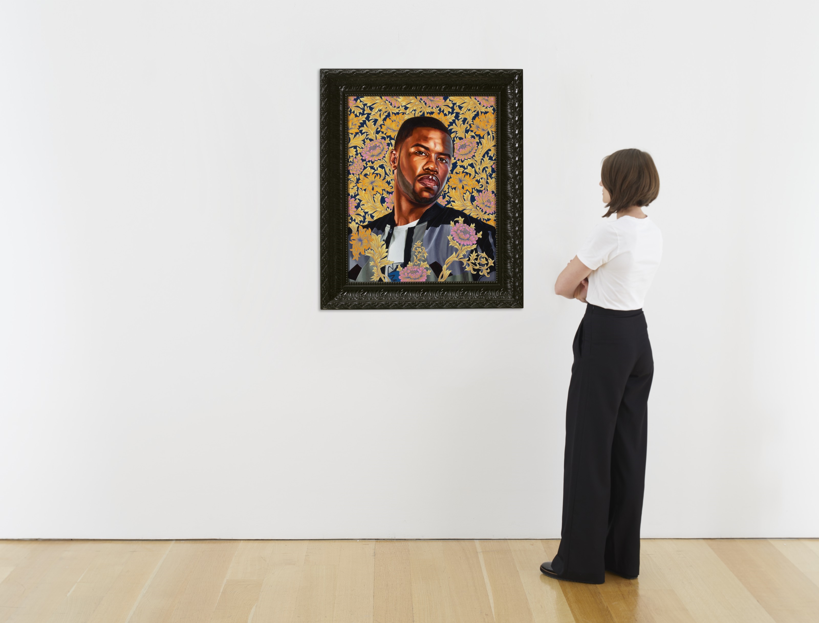 Kehinde Wiley | Portrait of Quentin Lee Moore (2017) | MutualArt