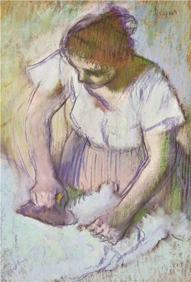 Edgar Degas | Repasseuse (1898 - 1900) | MutualArt