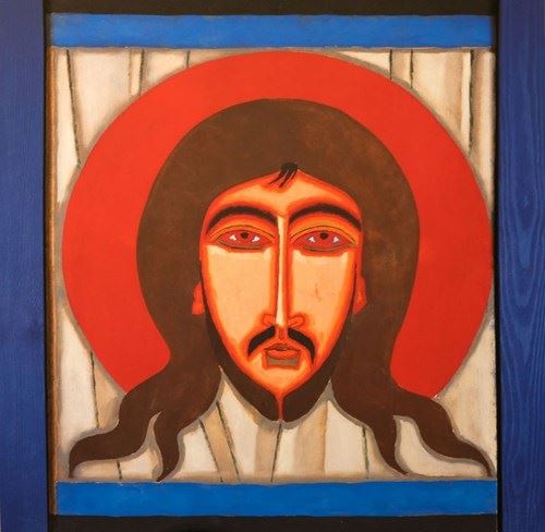 Jerzy Nowosielski | MANDILLION FROM MOTHER OF GOD SERIES (2019) | MutualArt