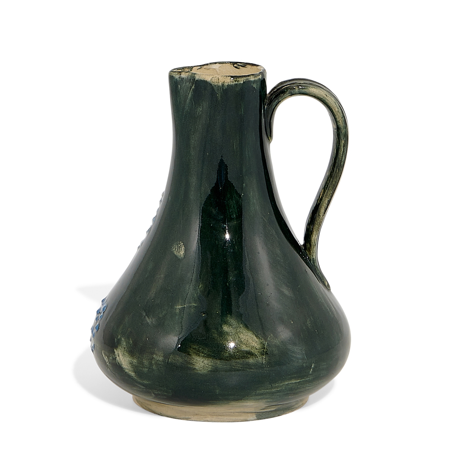 Martin Rettig | Limoges style earthenware pitcher with flowering tree ...