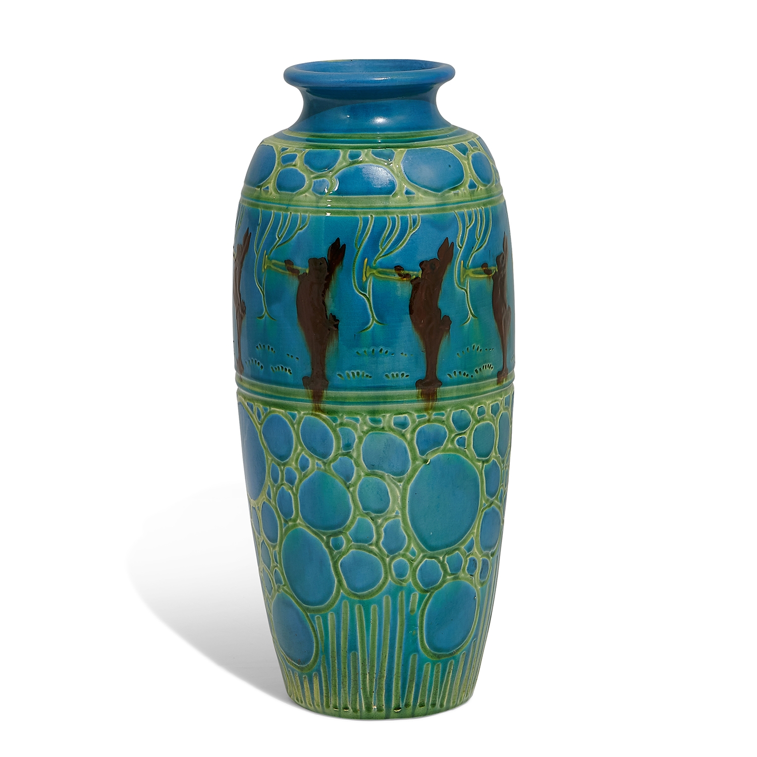 Weller Pottery | Rhead Faience earthenware vase | MutualArt