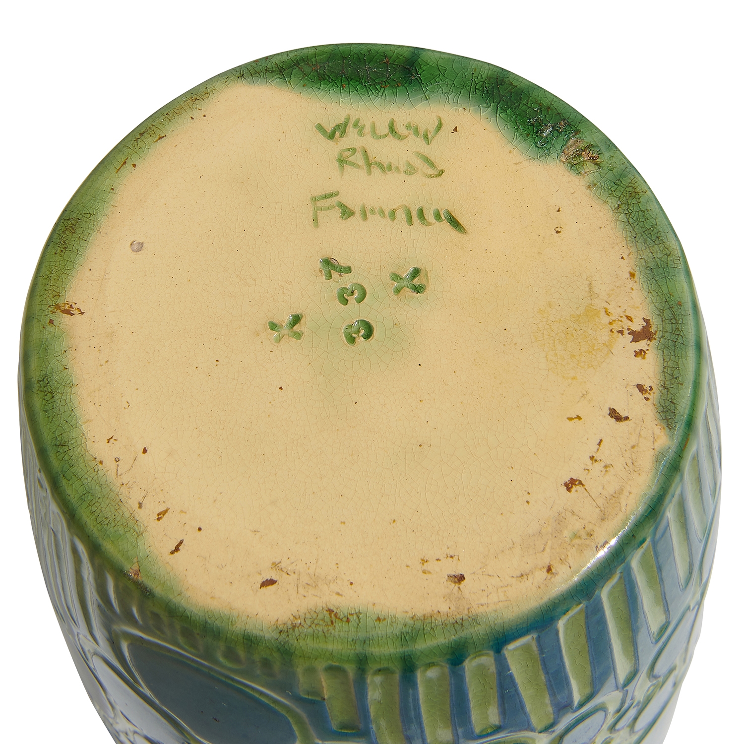 Weller Pottery | Rhead Faience earthenware vase | MutualArt
