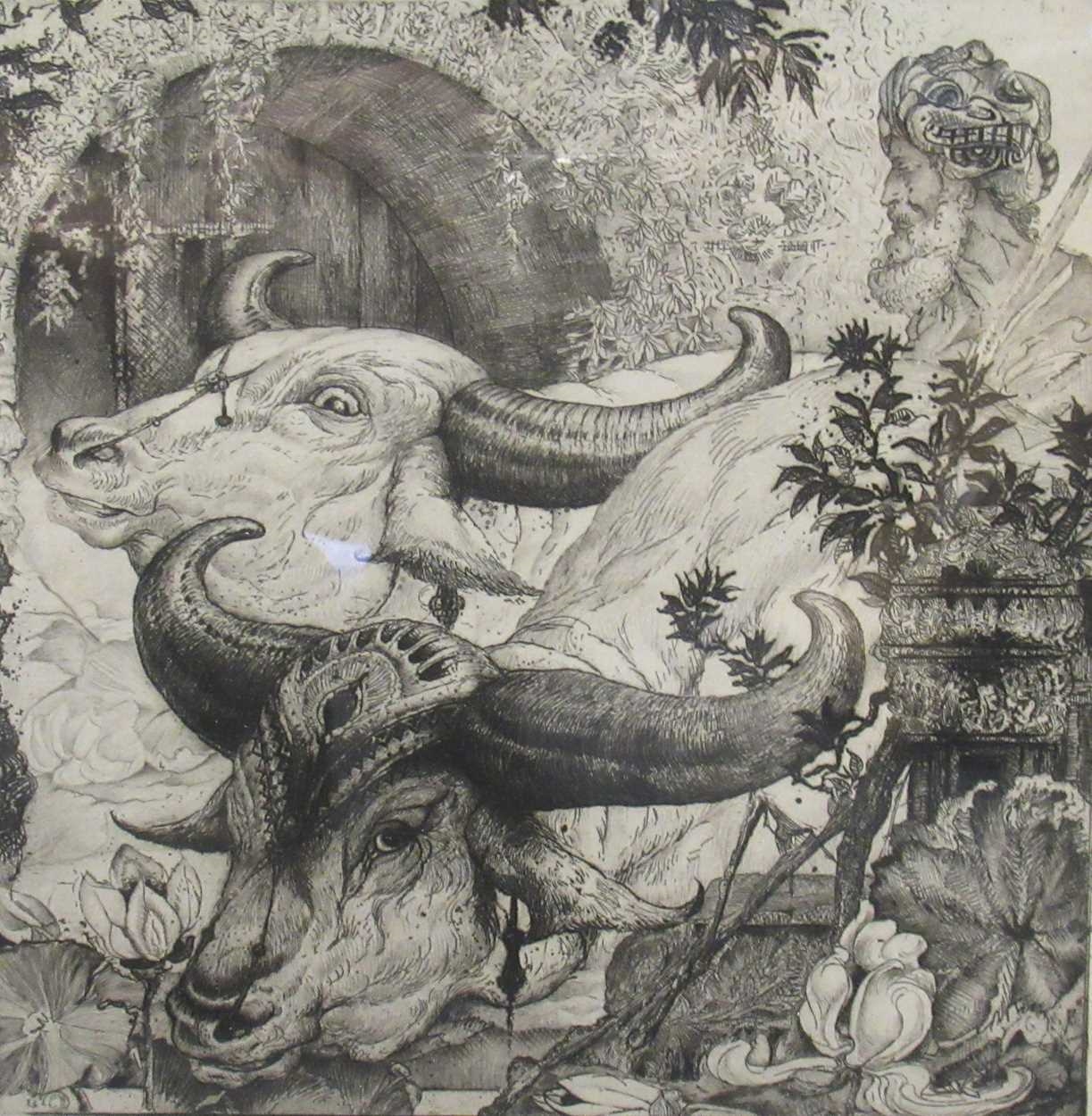 Edward Julius Detmold | At the edge of the Lotus Pool | MutualArt