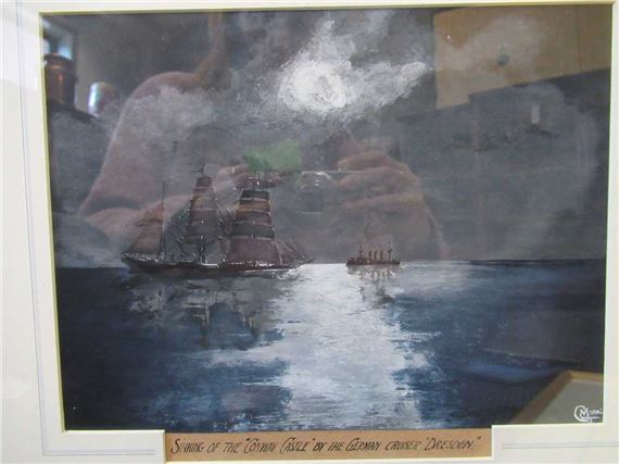 Garman Morris | The Sinking of the Conway Castle by the German cruiser ...