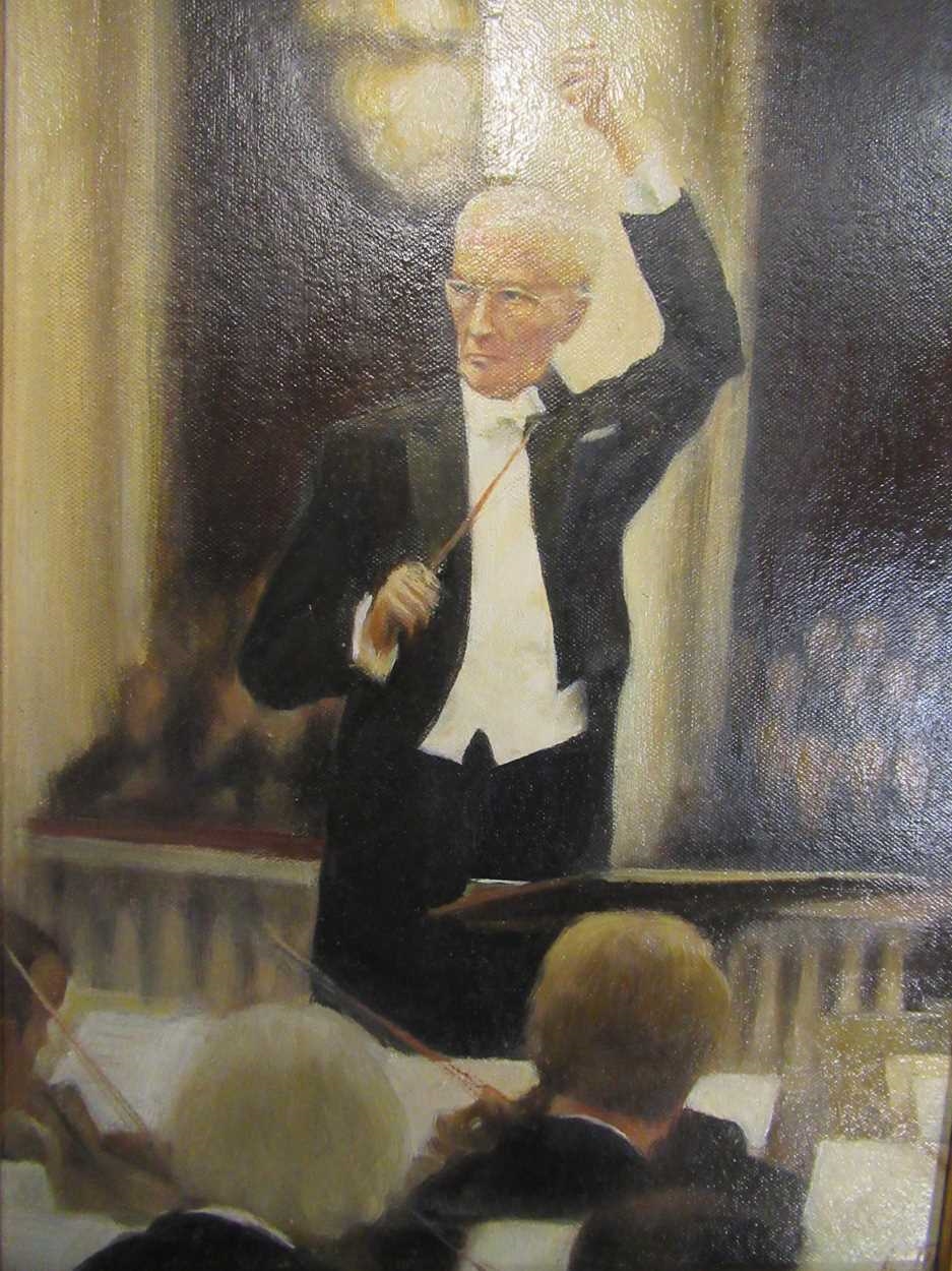 Vladimir Belsky | Portrait of Mravinsky | MutualArt