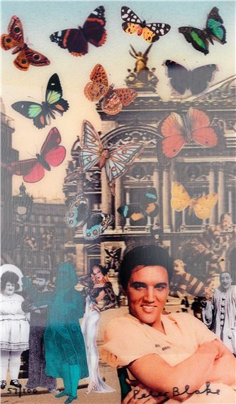 Peter Blake | Elvis in Paris (2019) | MutualArt