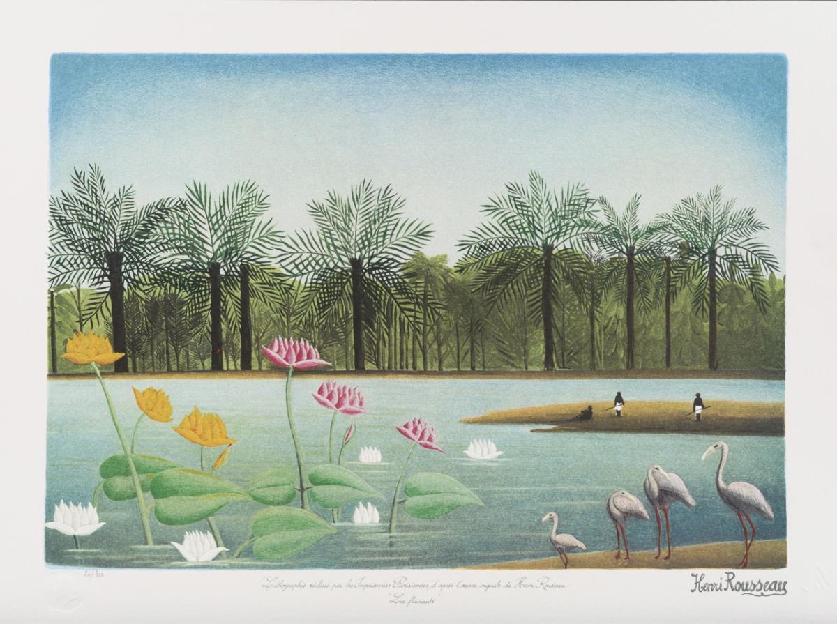 Henri Rousseau Exotic Landscape