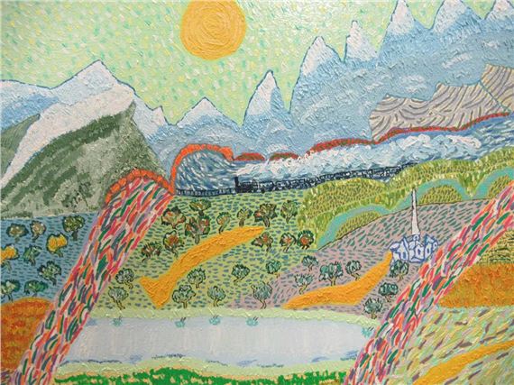 Iulian Atomei | Olive Grove in Chamonix | MutualArt