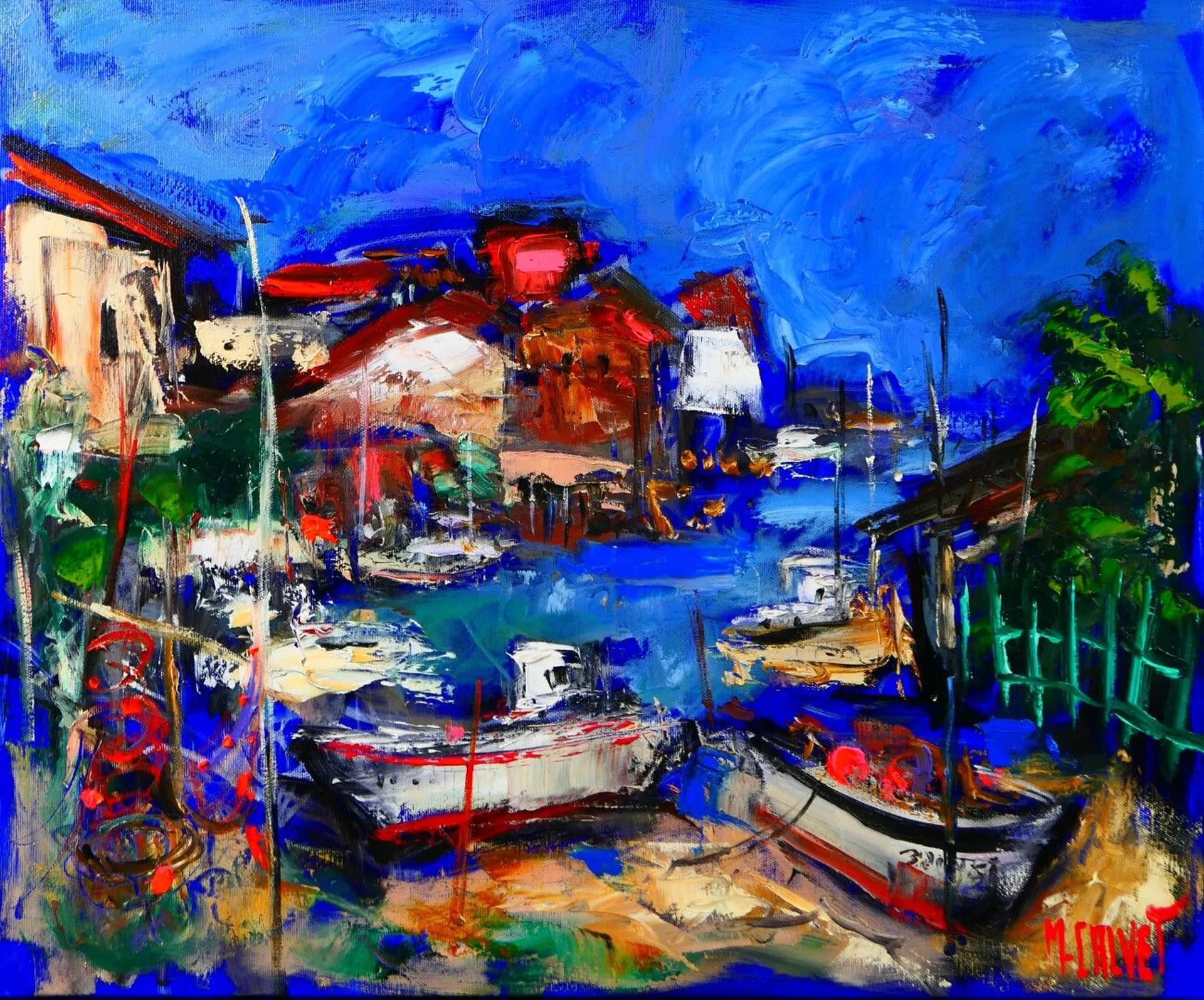 Michel Calvet | La pointe courte à Sète | MutualArt