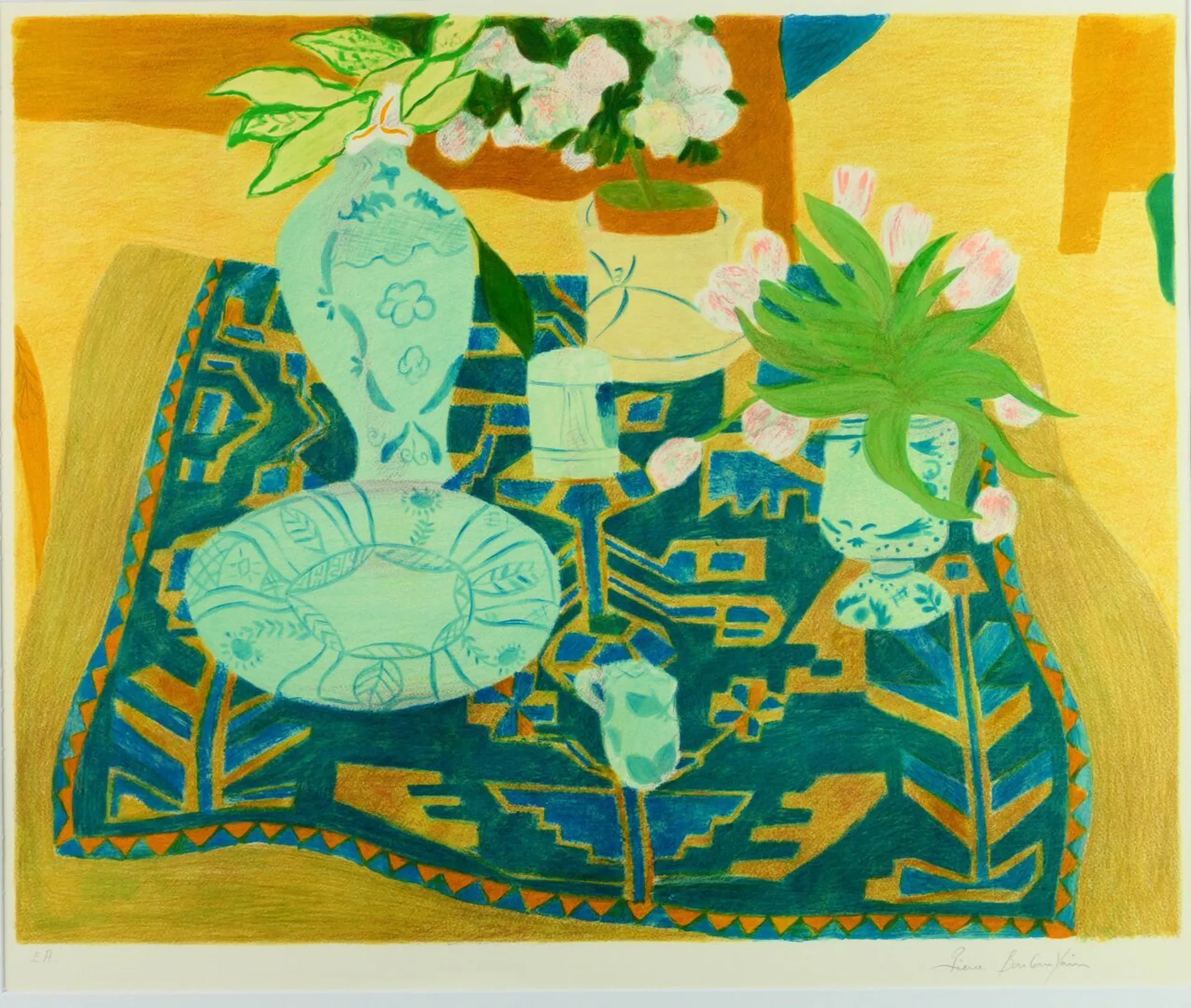 Pierre Boncompain | Nature morte verte | MutualArt