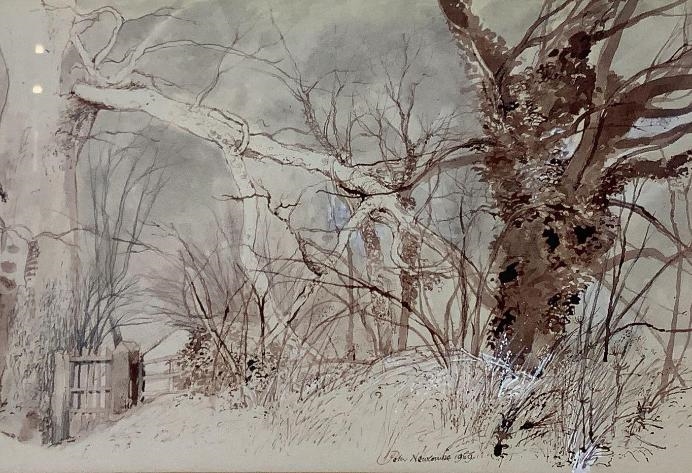 Peter Newcombe | Snowy landscape (1969) | MutualArt