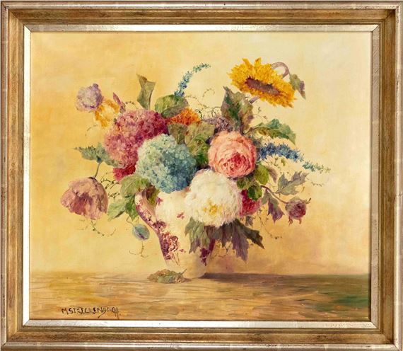 Max Theodor Streckenbach | Flower still life | MutualArt