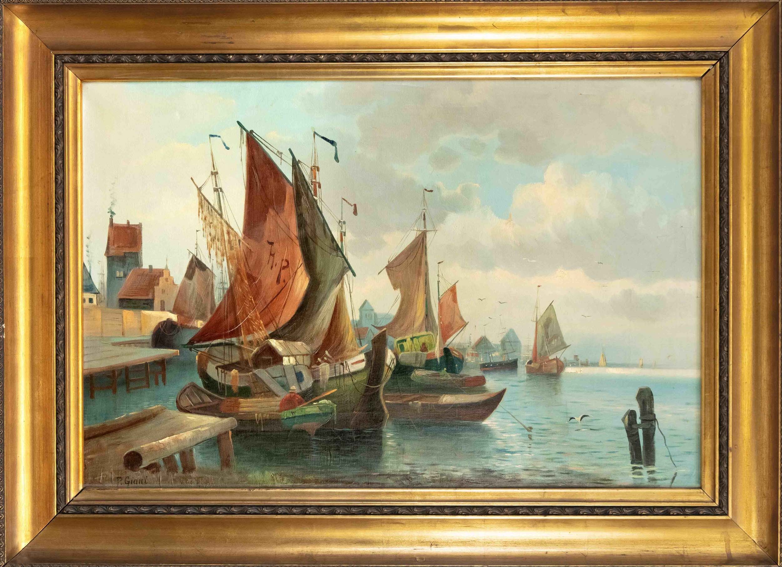 P. Giani | Harbour scene (20) | MutualArt