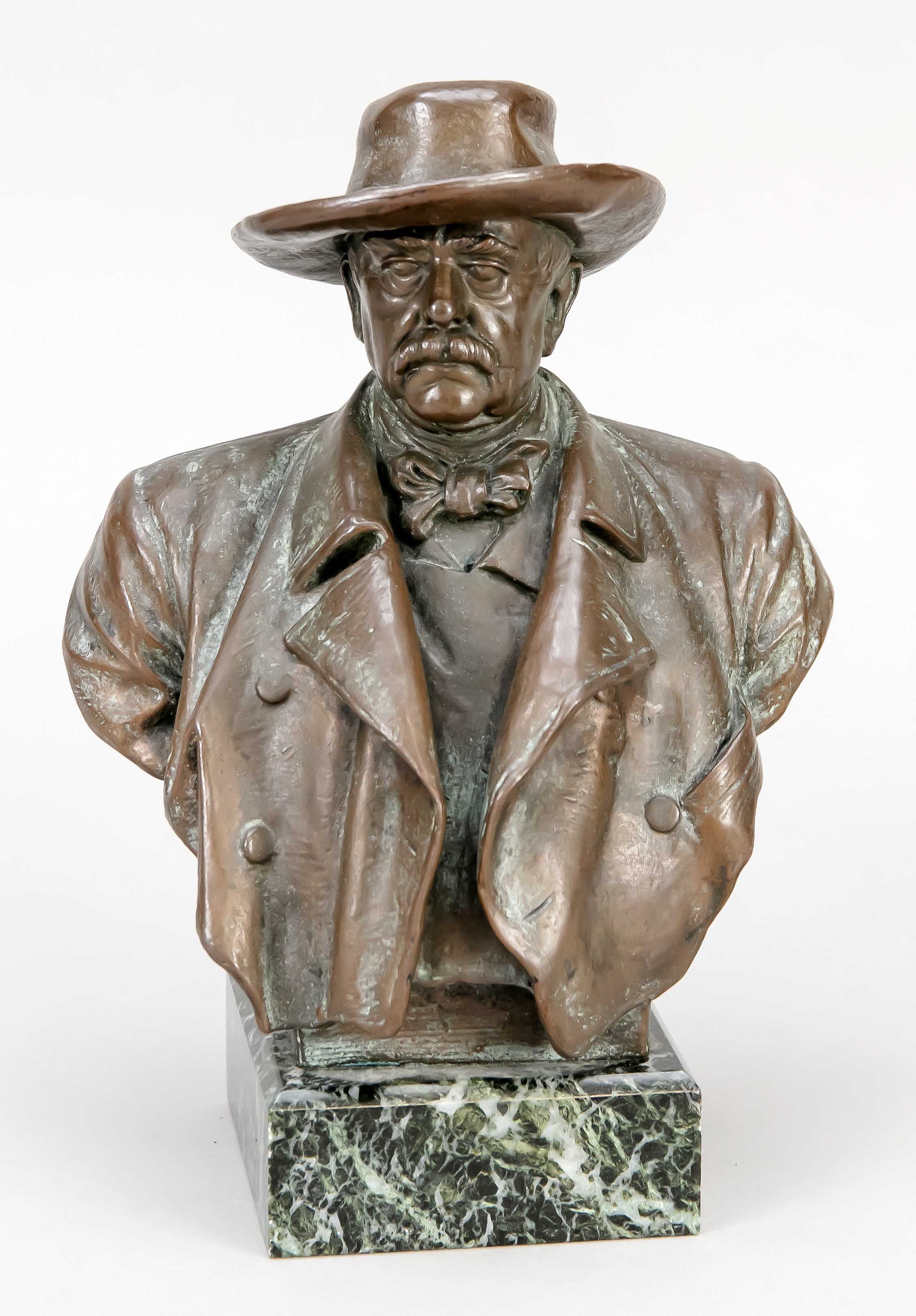 Harro Magnussen | Bust of Bismarck (1898) | MutualArt