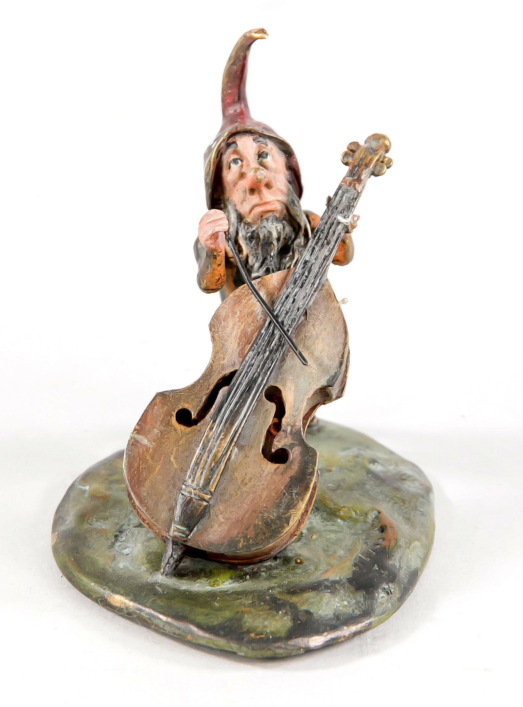 Vienna School, 20th Century | Dwarf playing a cello | MutualArt