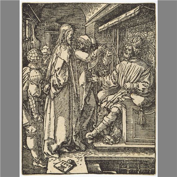 Albrecht Dürer | Jesus Christus vor Herodes (1509) | MutualArt