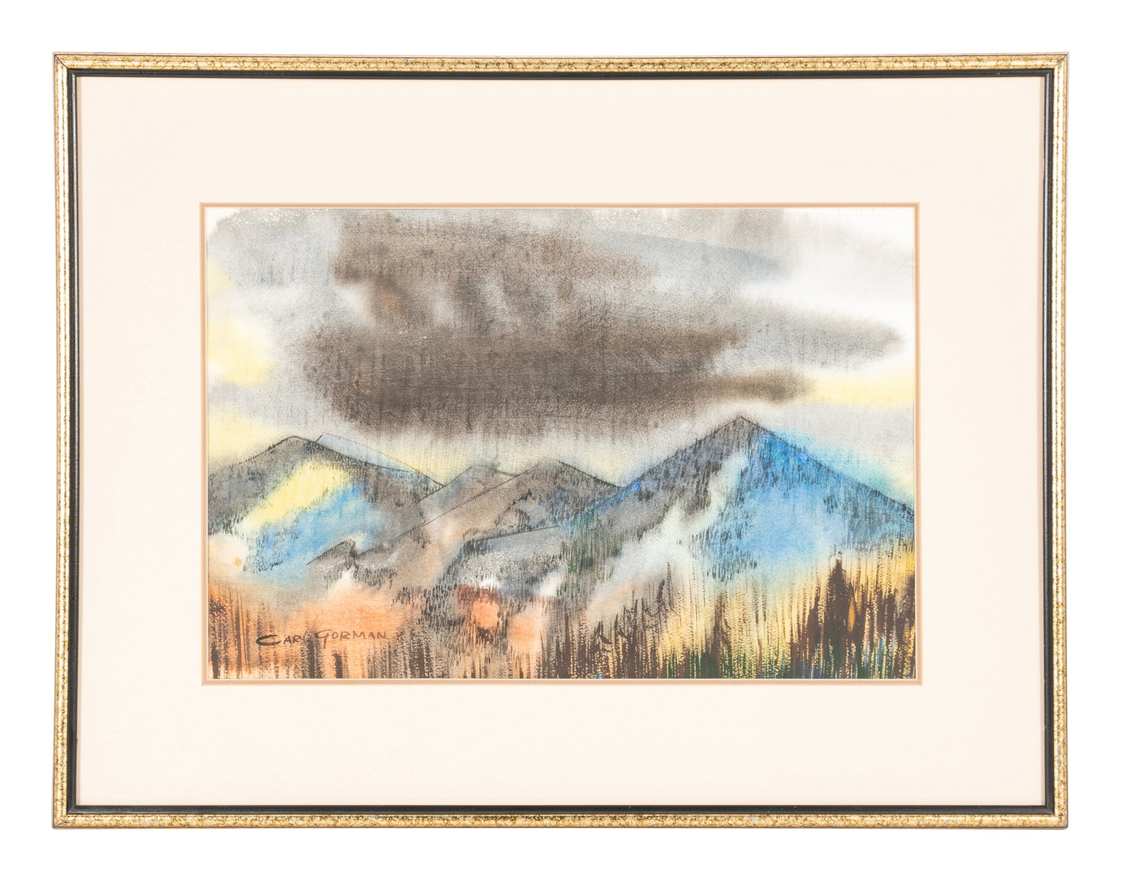 Carl N. Gorman | Taos Mountains | MutualArt