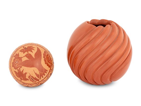 Helen Tafoya-henderson | Jemez Redware Pottery Jars (20th Century ...