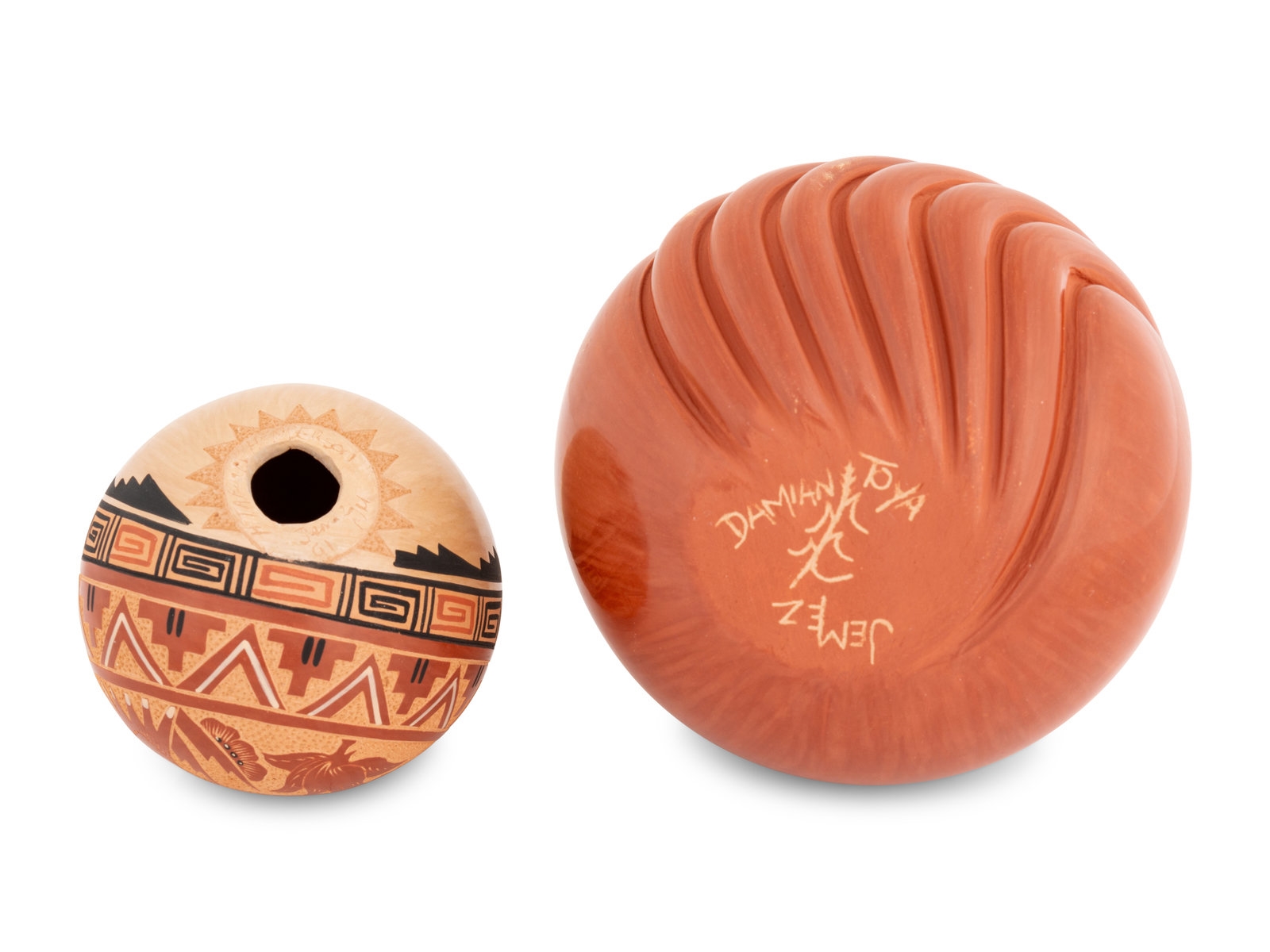 Helen Tafoya-henderson | Jemez Redware Pottery Jars (20th Century ...