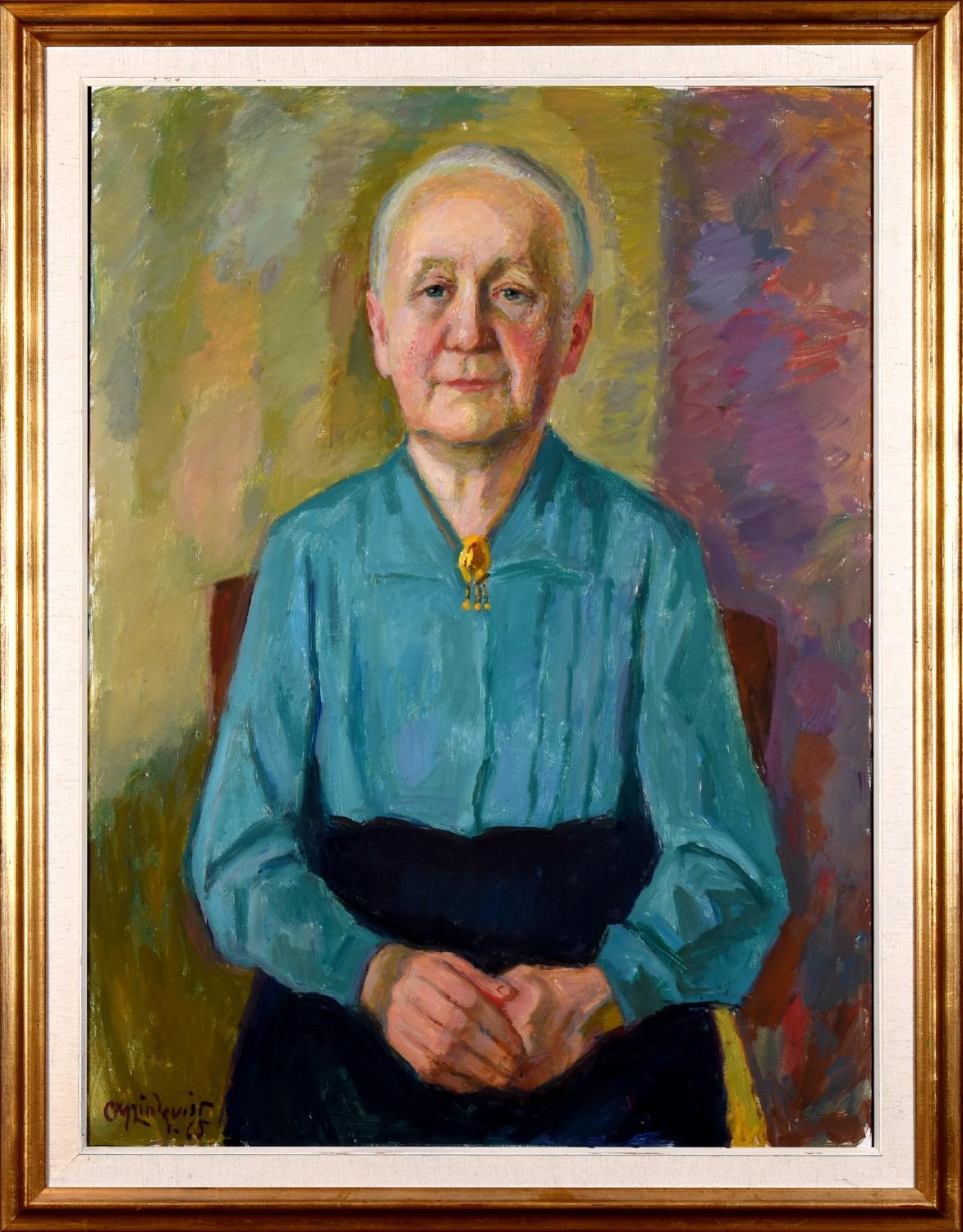 Carl Magnus Lindqvist | Portrait (1965) | MutualArt