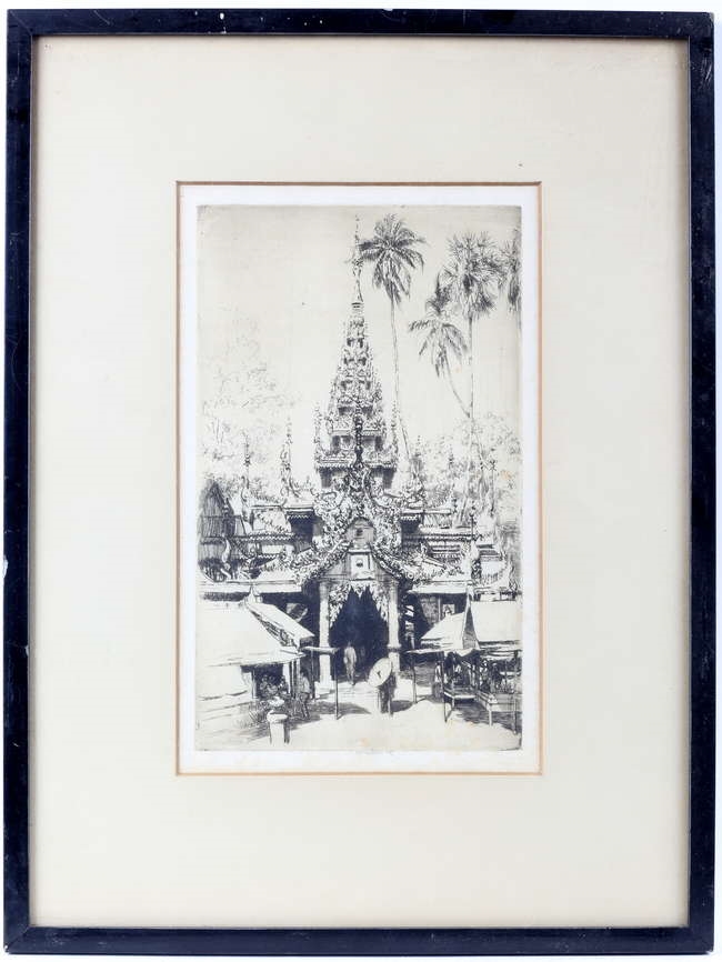 Ernest Stephen Lumsden | The Pagoda Platform (1912) | MutualArt