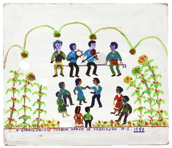 Canute Caliste | Cudreal dance in Carriacou, W. I. 1997 (1997) | MutualArt