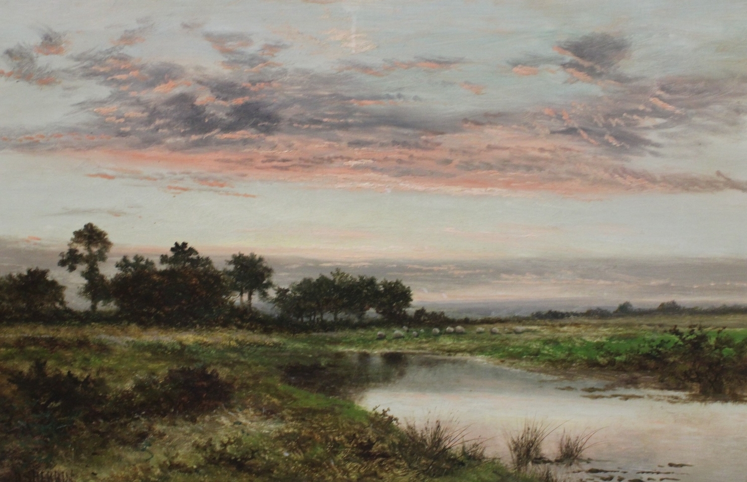 Daniel Sherrin | Sheep Grazing in the Early Evening | MutualArt