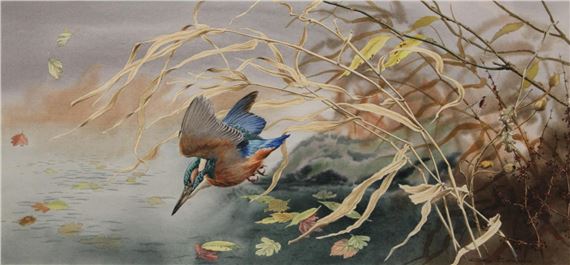 Robin Gibbard | The Successful Kingfisher | MutualArt