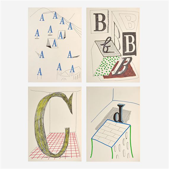 David Hockney | Hockney's Alphabet (1991) | MutualArt