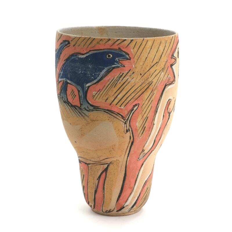 Sten Lykke Madsen | A Royal Copenhagen stoneware vase (1988) | MutualArt