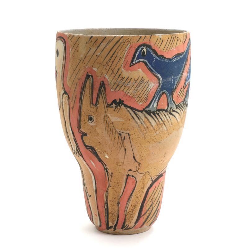 Sten Lykke Madsen | A Royal Copenhagen stoneware vase (1988) | MutualArt