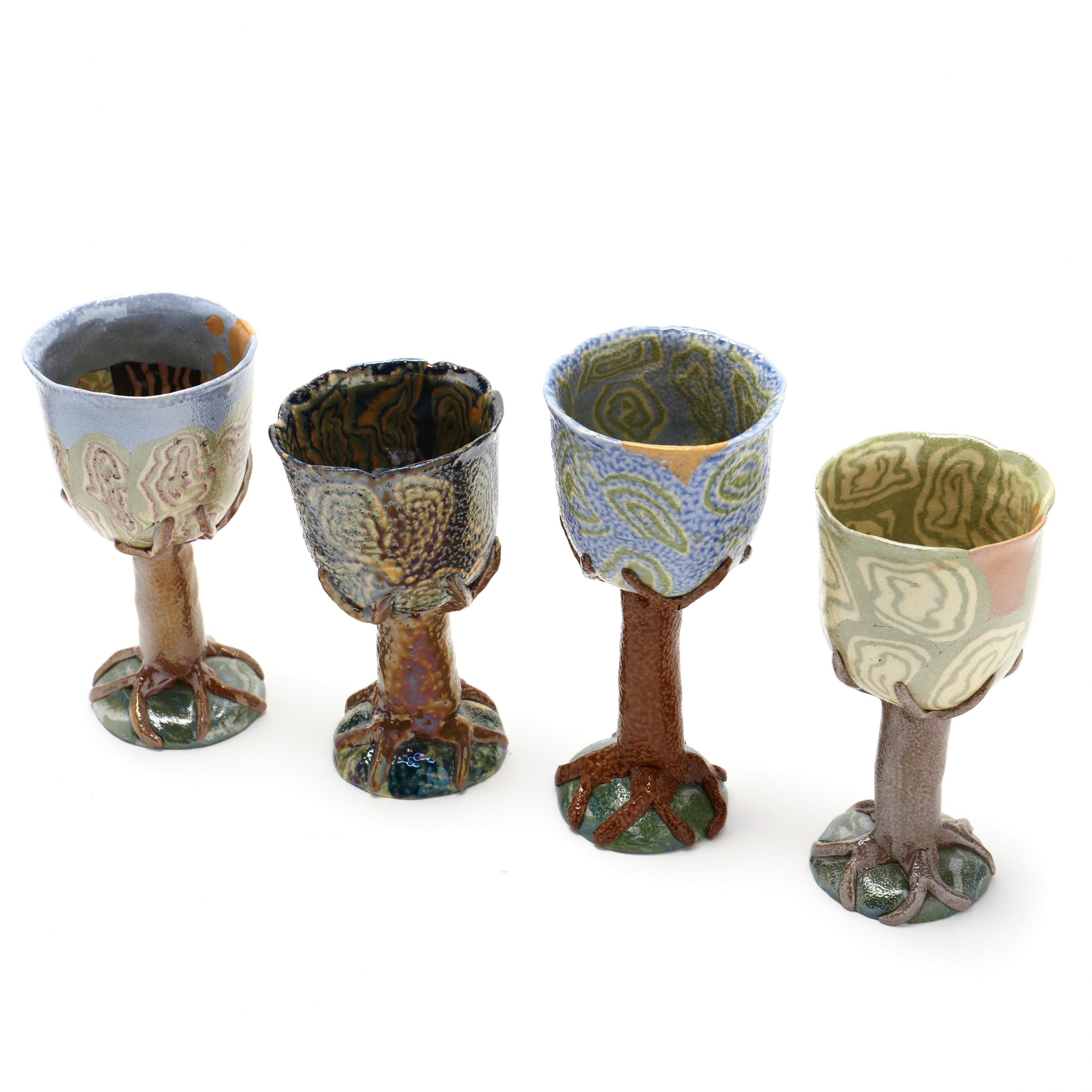 Jane Peiser | A Set of Eight Wine Goblets | MutualArt