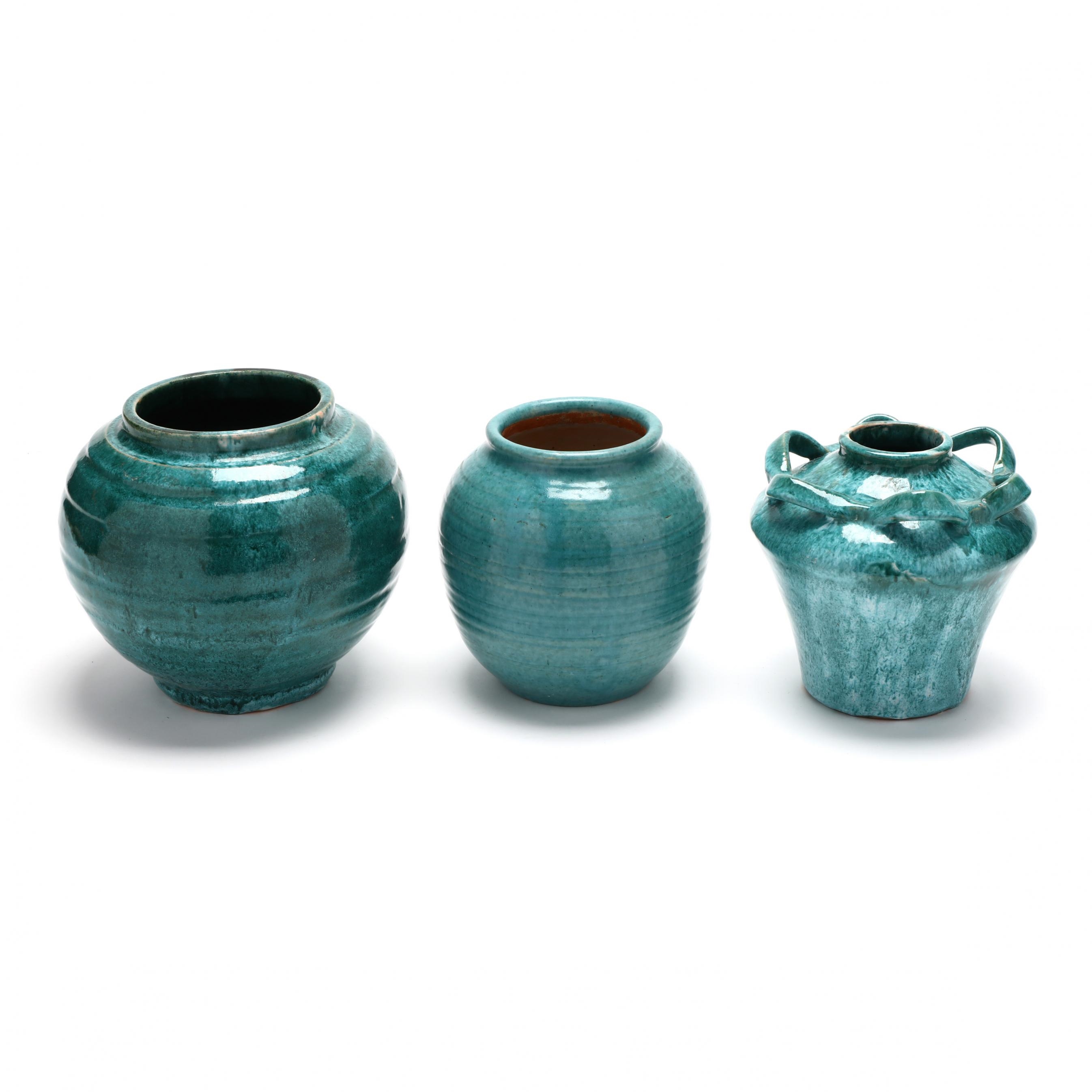 Cole Pottery | Three Vessels | MutualArt
