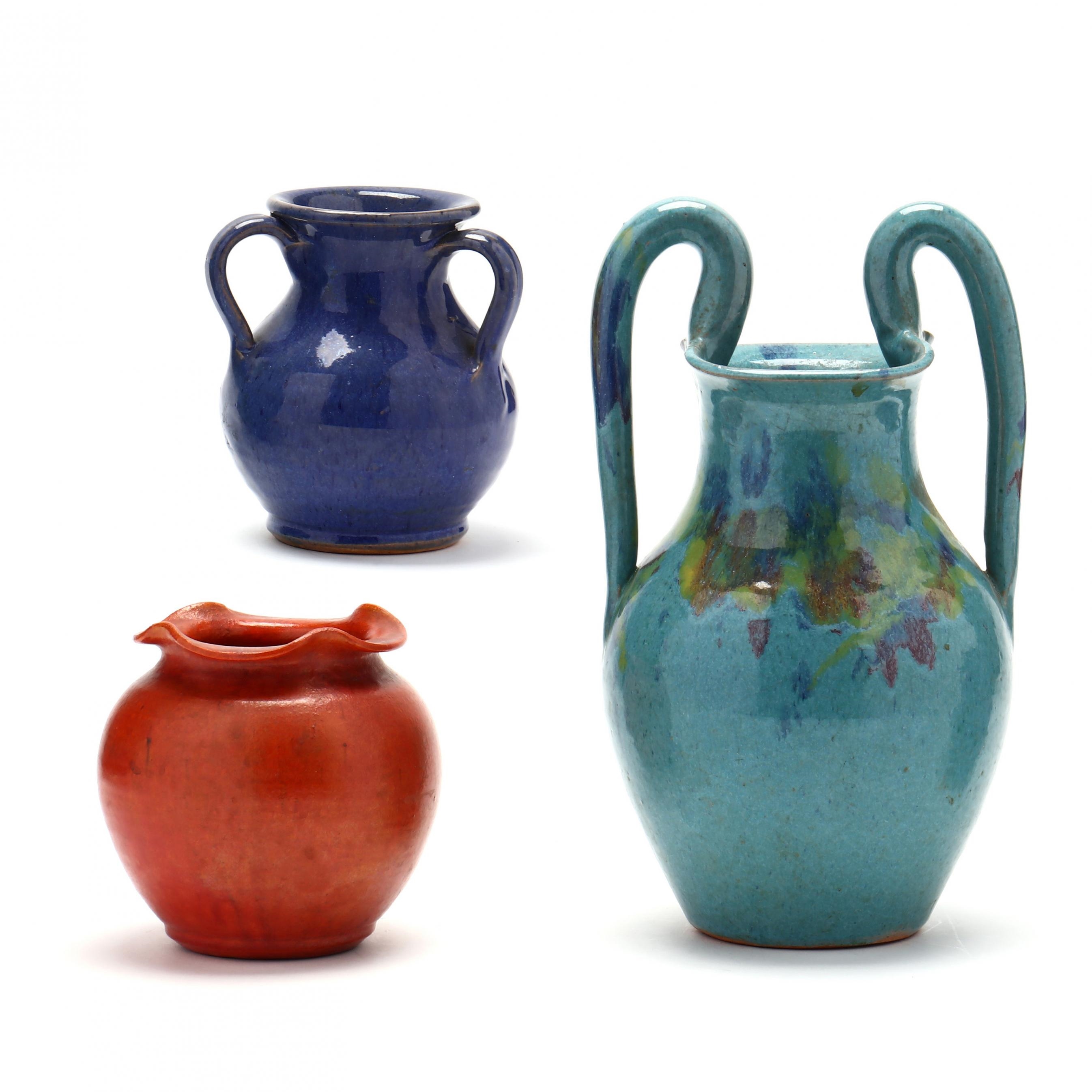 Royal Crown Pottery | Three Vessels | MutualArt
