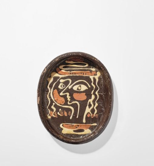 Sam Haile | Dish with surrealist design (Circa 1946) | MutualArt