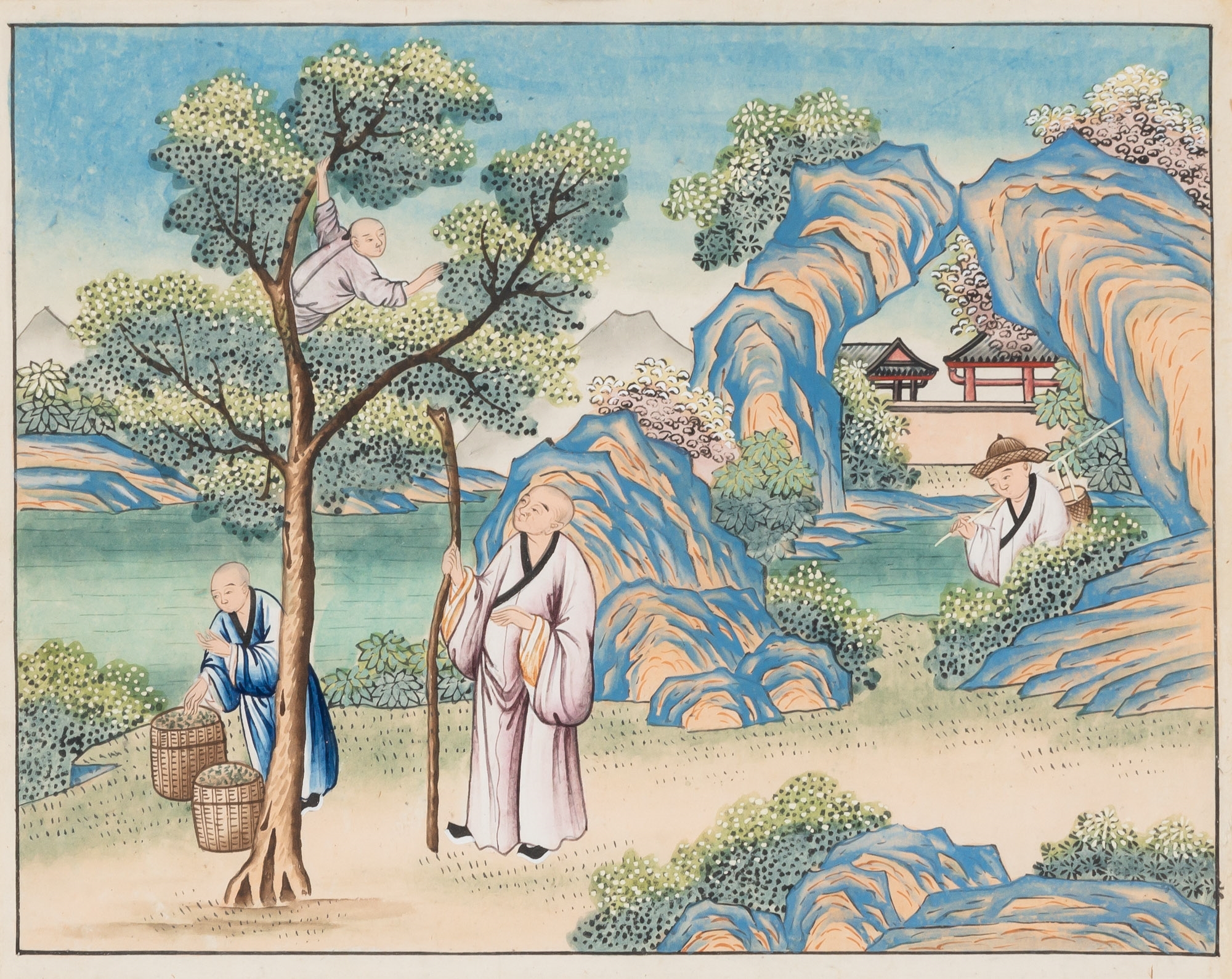 Chinese School, 19th Century | Rural Chinese tradesmen | MutualArt