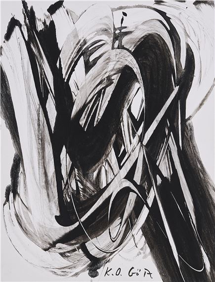 Karl Otto Götz | Untitled. (1956) | MutualArt