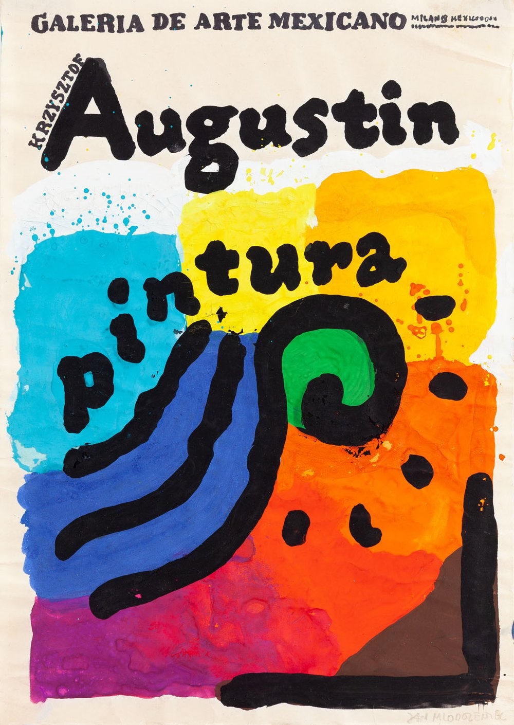 Jan Młodożeniec | The project for the poster of Krzysztof Augustin's ...