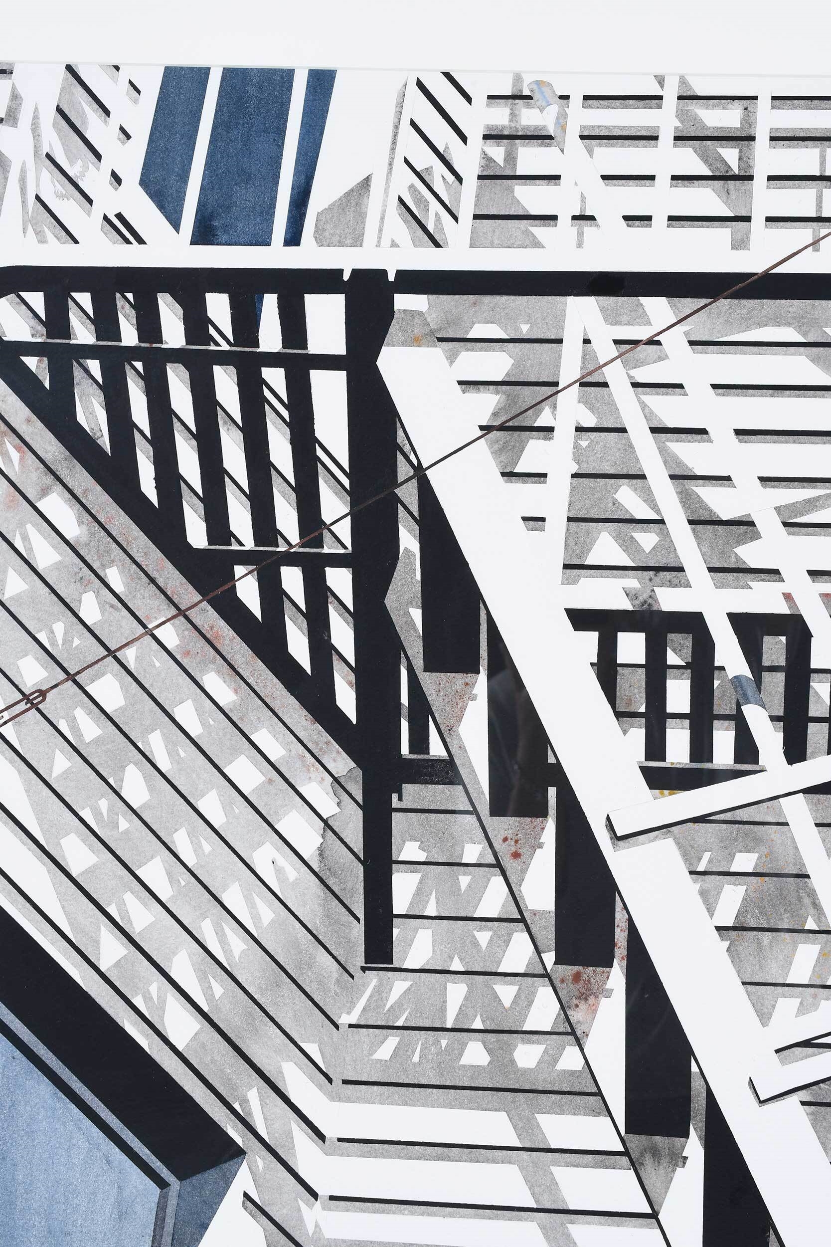 George Dombek | Fire Escape, Columbus and Broadway (1981) | MutualArt