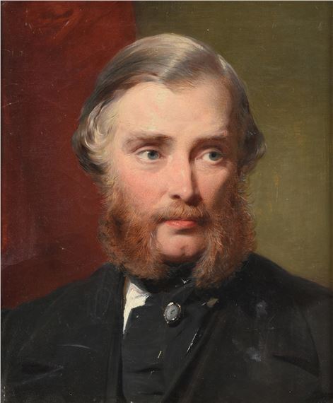 William Powell Frith | Portrait of gentleman, head and shoulders ...