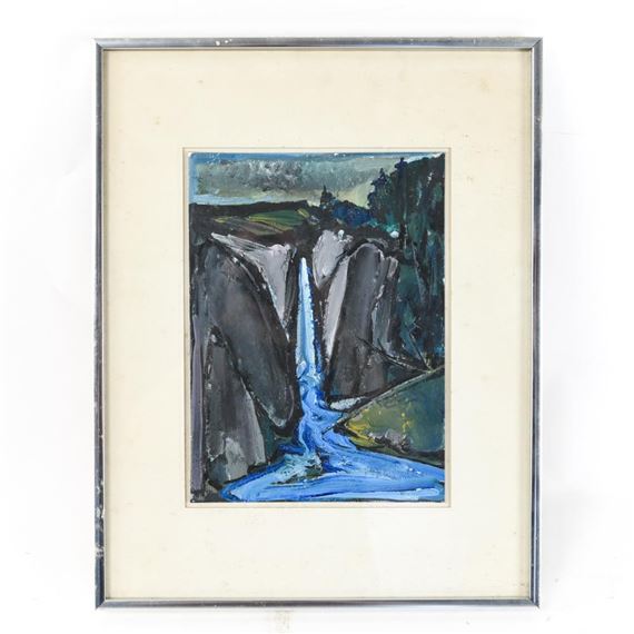 Richard Roberts | Abstracted waterfall | MutualArt