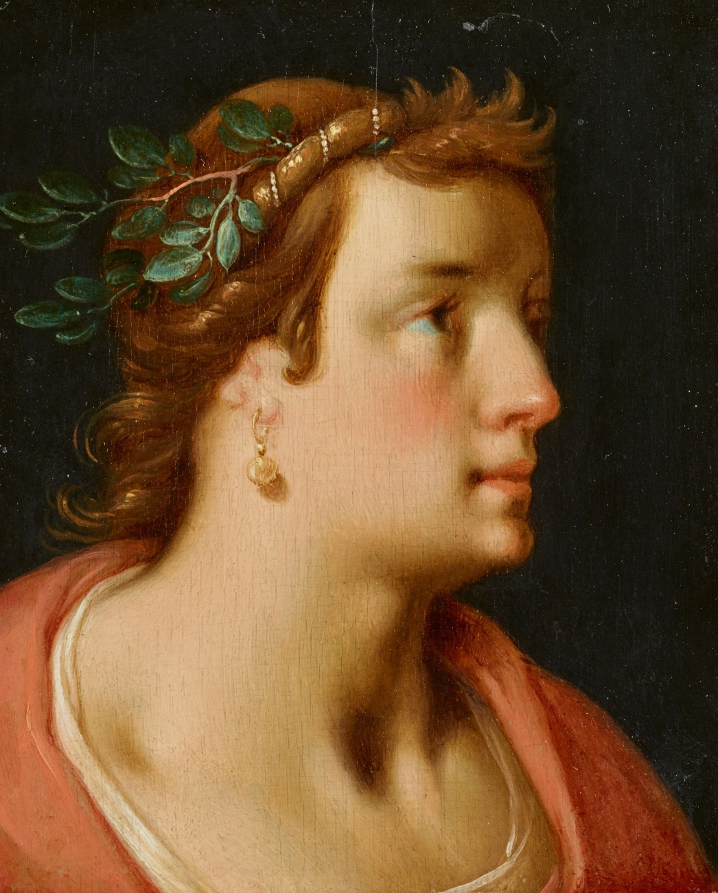 Cornelis Haarlem | Portrait of a Lady in a Classical style Portrait of ...