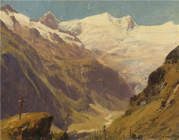 Julius Lange | View of Dachstein (1849) | MutualArt
