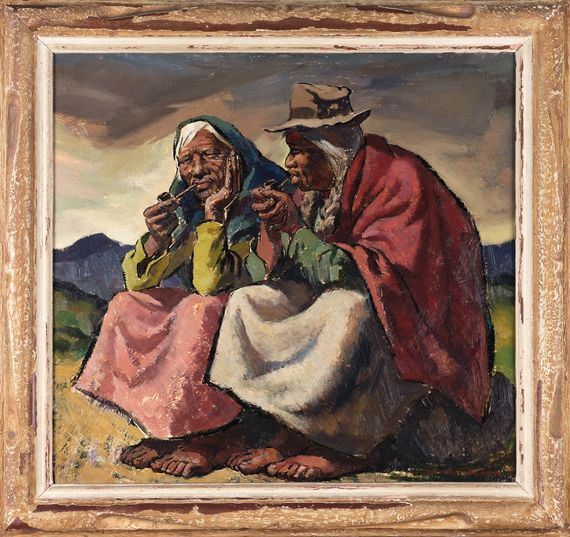 Russell Clark | Old Keta and Friend | MutualArt