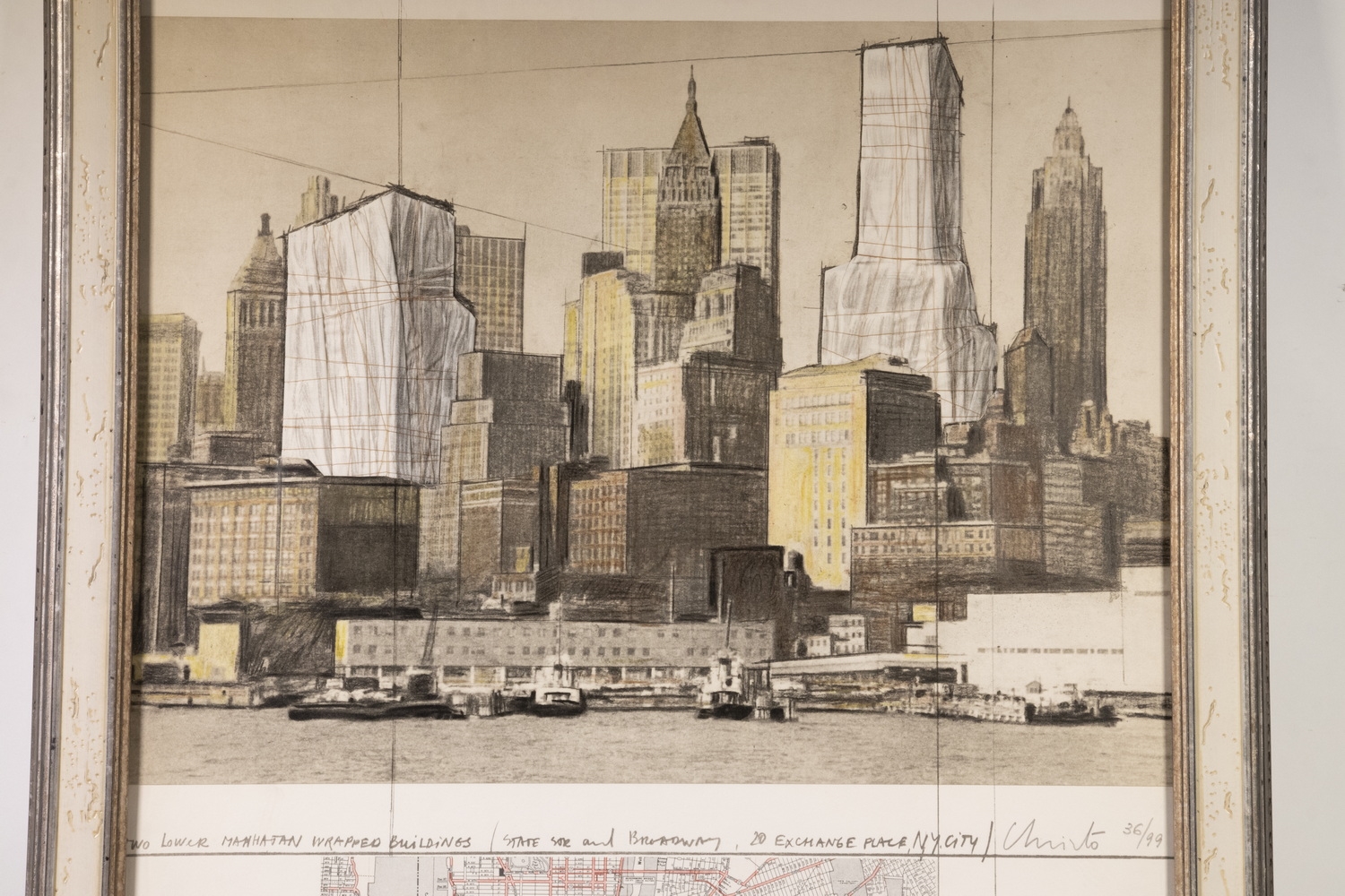 Christo | Two Lower Manhattan Wrapped Buildings (1980) | MutualArt