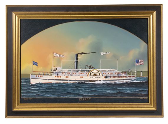 Jerome Howes | The Steamship 'Katama' (1854) | MutualArt
