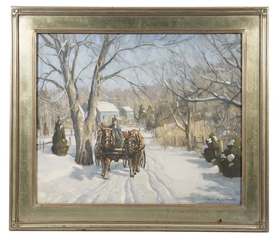 Ken Knowles | Wagon in Winter (2010) | MutualArt